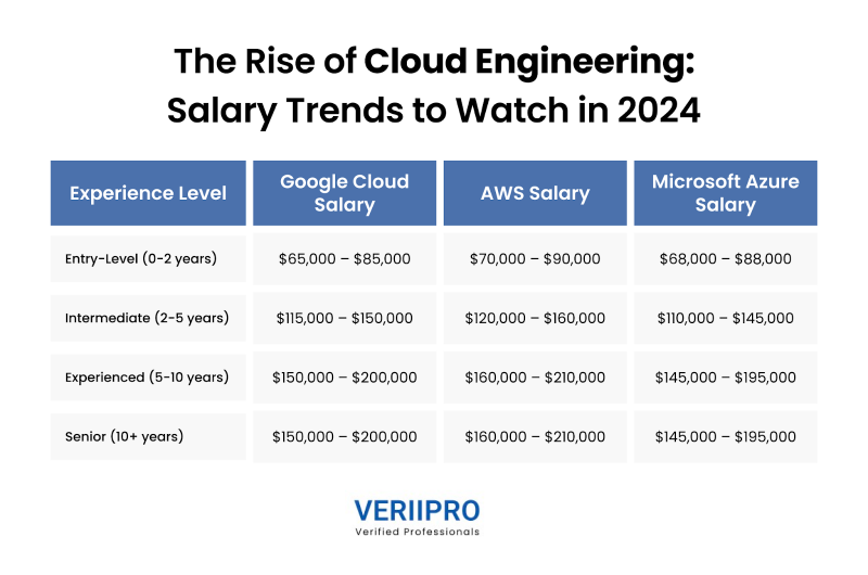 The Rise of Cloud Engineering: Salary Trends to Watch in 2024 - VeriiPro Blog